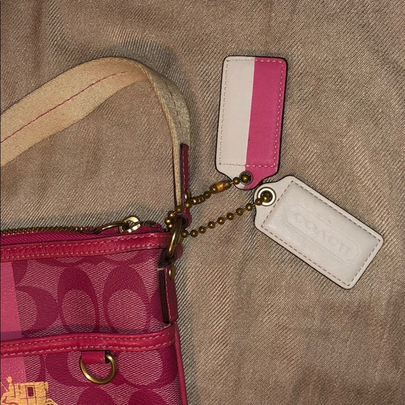 Coach | Bags | Coach Pink Crossbody Bag Excellent Condition | Poshmark